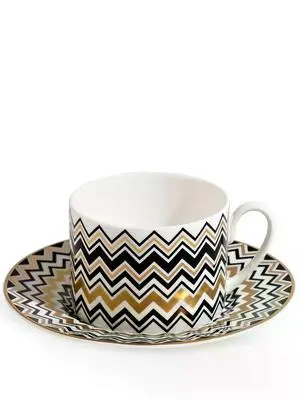 Missoni Zig Zag Teacup Set - White