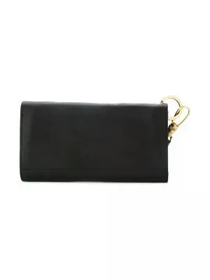 AS2OV Oiled Shrink Long Wallet - Black