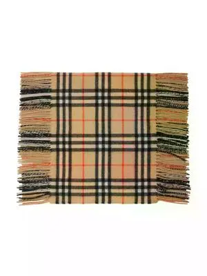 Burberry Happy Fringe Scarf - Neutrals