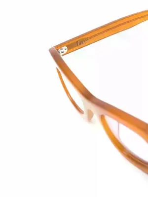 LESCA Ogre Geometric-frame Glasses - Neutrals