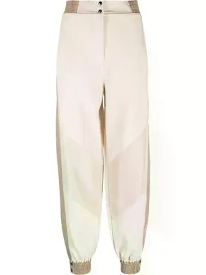 Eleventy Paneled Jersey-knit Trousers