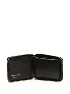 Comme Des Garçons Polka Dot Printed Wallet - Black