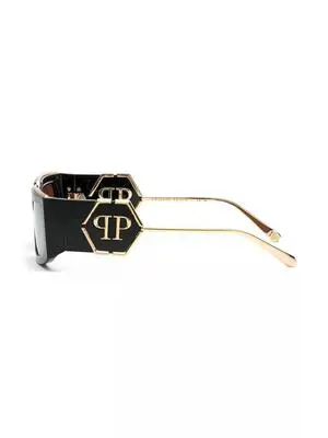 Philipp Plein Rose Venus Rectangle-frame Sunglasses