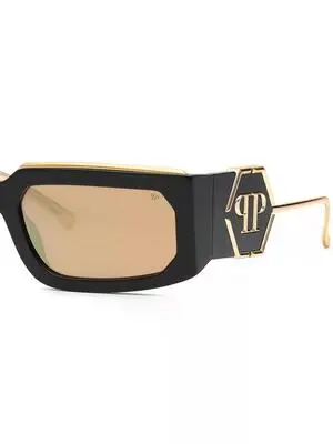 Philipp Plein Rose Venus Rectangle-frame Sunglasses