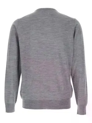 LARDINI Knitted Crew-neck Jumper - Grey