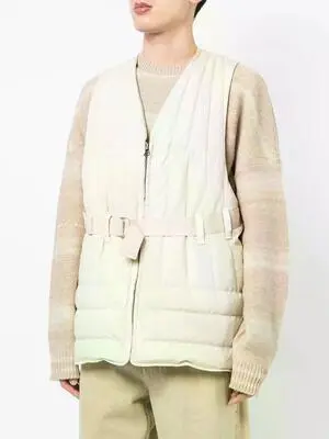 Visvim Belted Padded Gilet - White