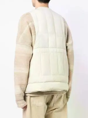 Visvim Belted Padded Gilet - White