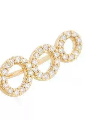ALINKA 18kt Yellow Cloud Diamond Left Ear Cuff - Gold