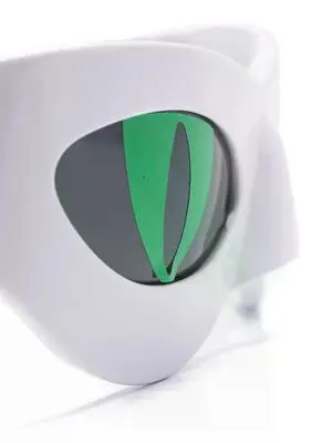 CHARLES JEFFREY Neko Rectangle-frame Sunglasses