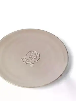 Brunello Cucinelli Logo-engraved Ceramic Plate