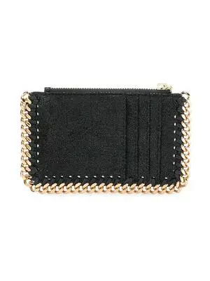 Stella McCartney Falabella Zip Cardholder - Black