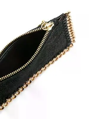 Stella McCartney Falabella Zip Cardholder - Black