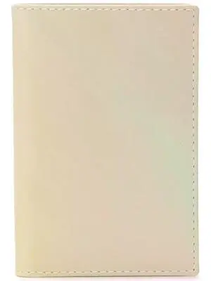 Comme Des Garçons Bi-fold Card Case Neutrals