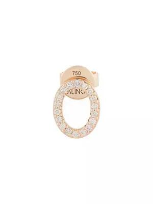 ALINKA 18kt Rose Cloud Diamond Stud Earring - Gold
