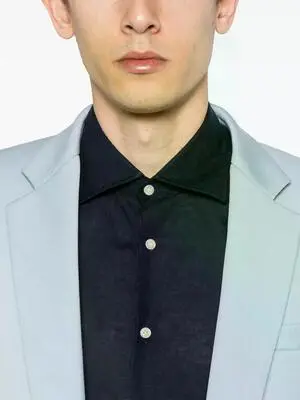 MANUEL RITZ Logo-embroidered Long-sleeves Shirt