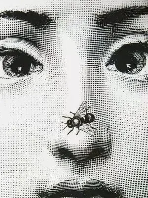 FORNASETTI Face Print Plate