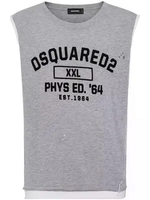 Dsquared2 Logo-print Layered Tank Top