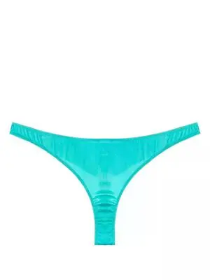 FLEUR DU MAL Luxe Thong - Green