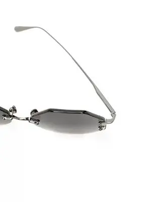 Linda Farrow Aura Round-frame Sunglasses