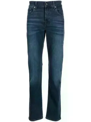 7 For All Mankind Straight-leg Cotton Jeans