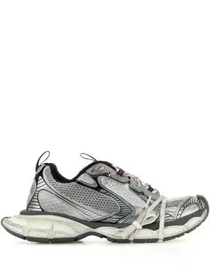 Balenciaga Silver Tone Sneakers For Men