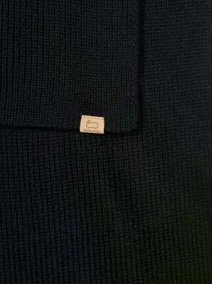 Woolrich Ribbed Virgin Wool Scarf
