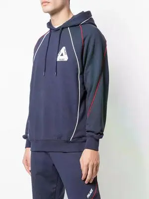 PALACE Sidewinder Logo-print Hoodie - Blue