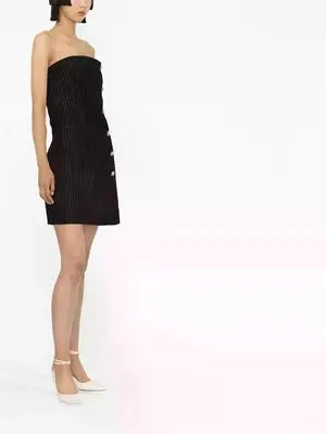 Alessandra Rich Tailored Strapless Dress
