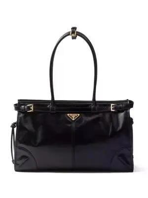 Prada Large Bonnie Tote Bag - Black