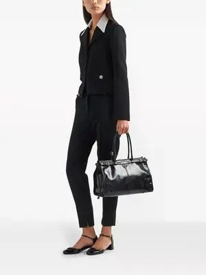 Prada Large Bonnie Tote Bag - Black