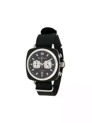 BRISTON Clubmaster Sport Chrono 42mm Watch - Black