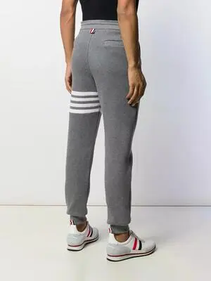 Thom Browne 4-bar Waffle Stitch Track Pants - Grey