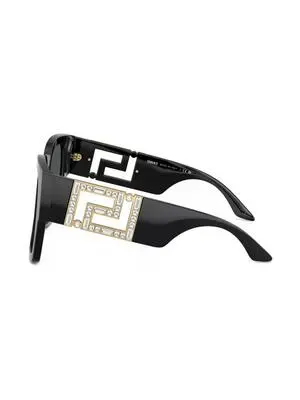Versace Greca Oversize-frame Sunglasses
