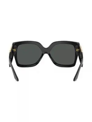 Versace Greca Oversize-frame Sunglasses