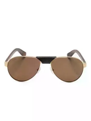 Cartier Ct0495s Pilot Sunglasses - Brown