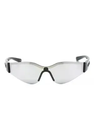 Gucci Interlocking G Shield-Frame Sunglasses Black