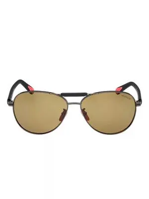 Moncler Logo-print Sunglasses - Black