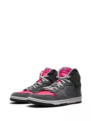 Nike Dunk High Premium Sb Brain Wreck Sneakers - Grey