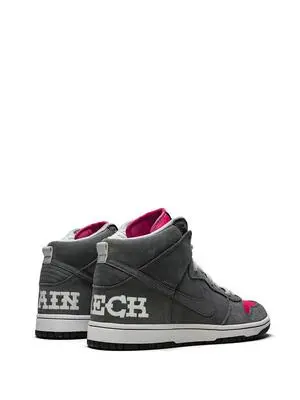 Nike Dunk High Premium Sb Brain Wreck Sneakers - Grey