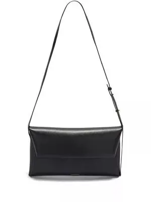 JIL SANDER Folded Leather Shoulder Bag