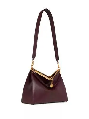 Etro Vela Leather Shoulder Bag - Red