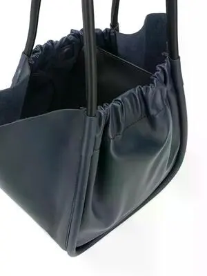 Proenza Schouler Ruched Leather Tote Bag - Blue