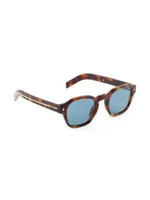 Prada Round Frame Sunglasses - Brown