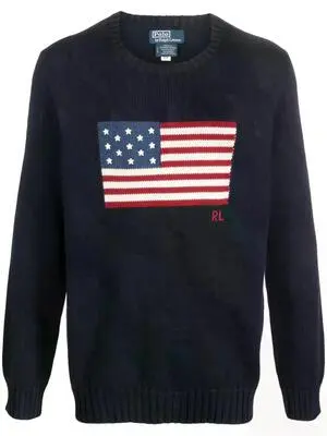 Polo Ralph Lauren Navy Cotton Jumper