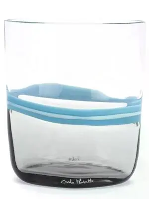 CARLO MORETTI Striped Glass - Blue