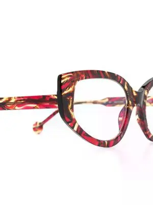 L.A. EYEWORKS Rooster Cat-eye Glasses