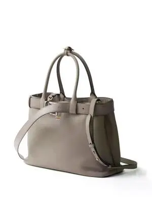 Prada Large Buckle Tote Bag - Grey