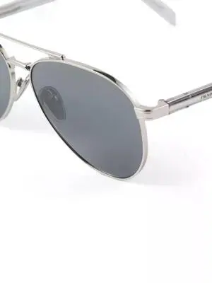 Prada Pilot-frame Sunglasses - Silver