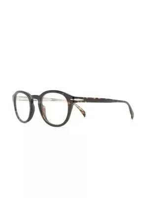 DB EYEWEAR BY DAVID BECKHAM Interchangeable-lens Glasses - Brown