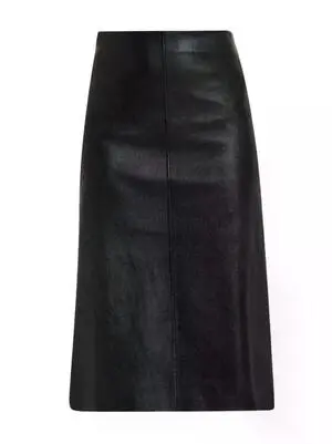 Brunello Cucinelli Leather Pencil Skirt